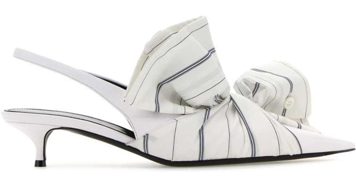Balenciaga Heels in White | Lyst