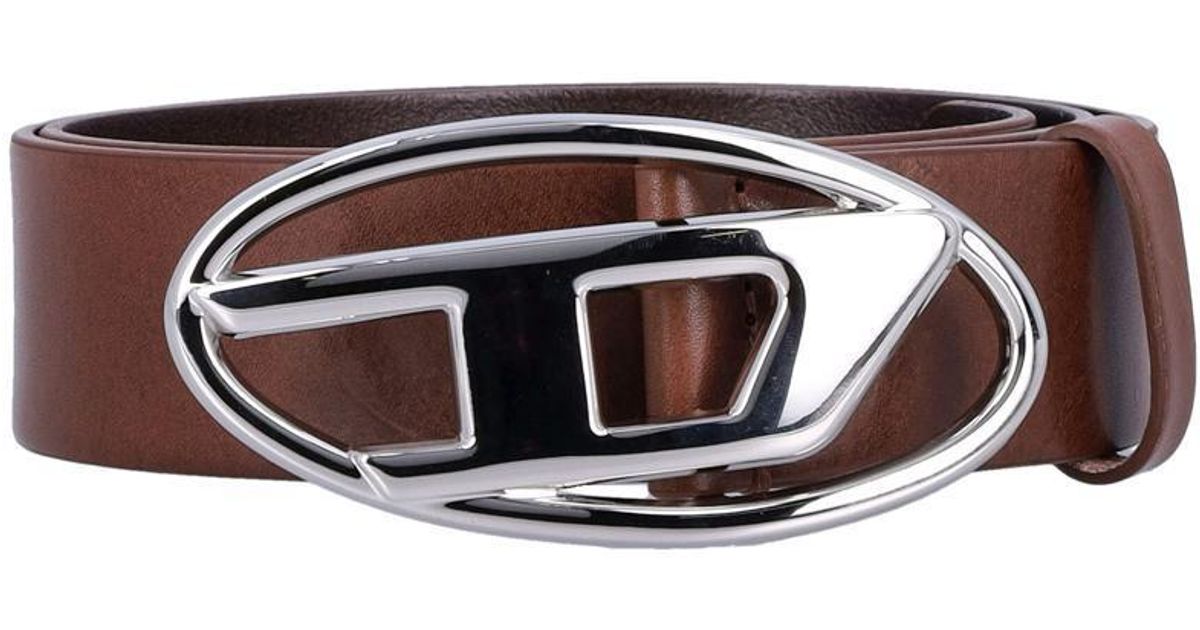 DIESEL B-1Dr W Belt in Brown | Lyst UK