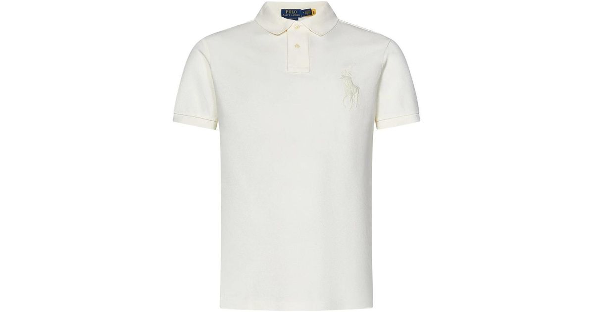 Polo Ralph Lauren Polos in White for Men | Lyst