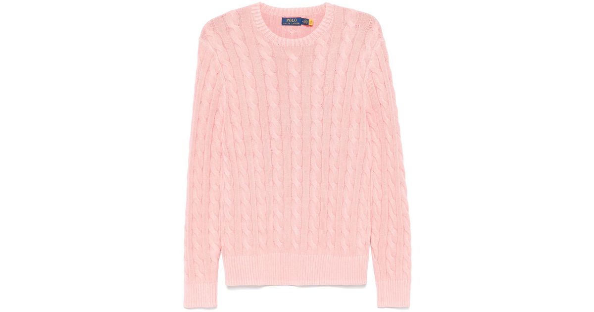 Polo Ralph Lauren Sweaters in Pink for Men | Lyst