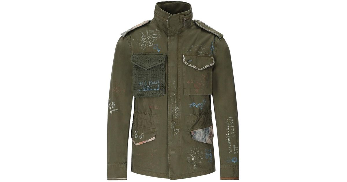 Bob Army Military Jacket in Green for Men | Lyst UK
