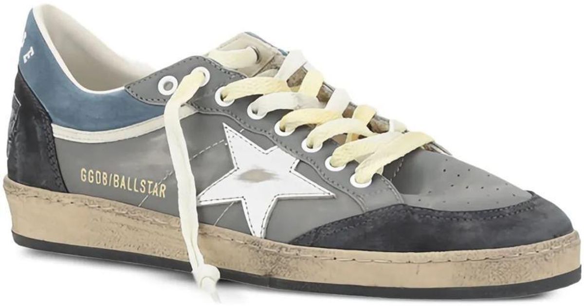 Golden Goose Ballstar Double Upper Without Heel Leather And Suede Upper ...