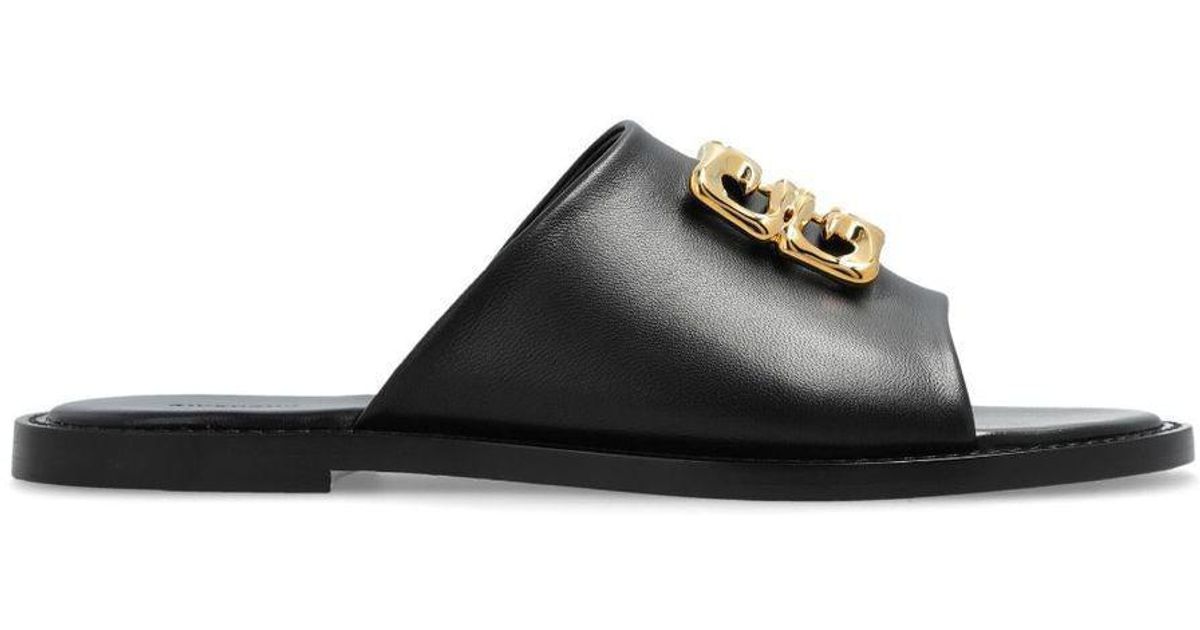Givenchy Slippers in Black | Lyst UK