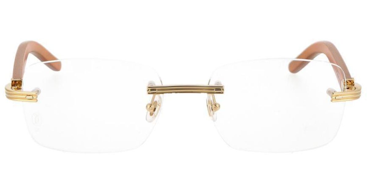 Cartier Optical in Metallic for Men | Lyst