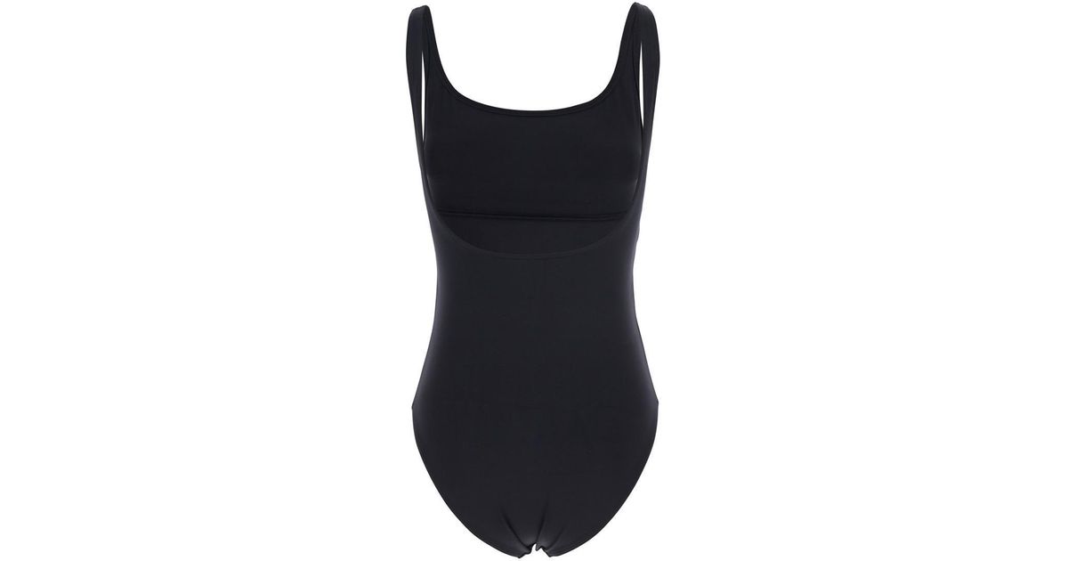 Eres 'Asia' One-Piece Swimsuit With Back Neckline in Black | Lyst