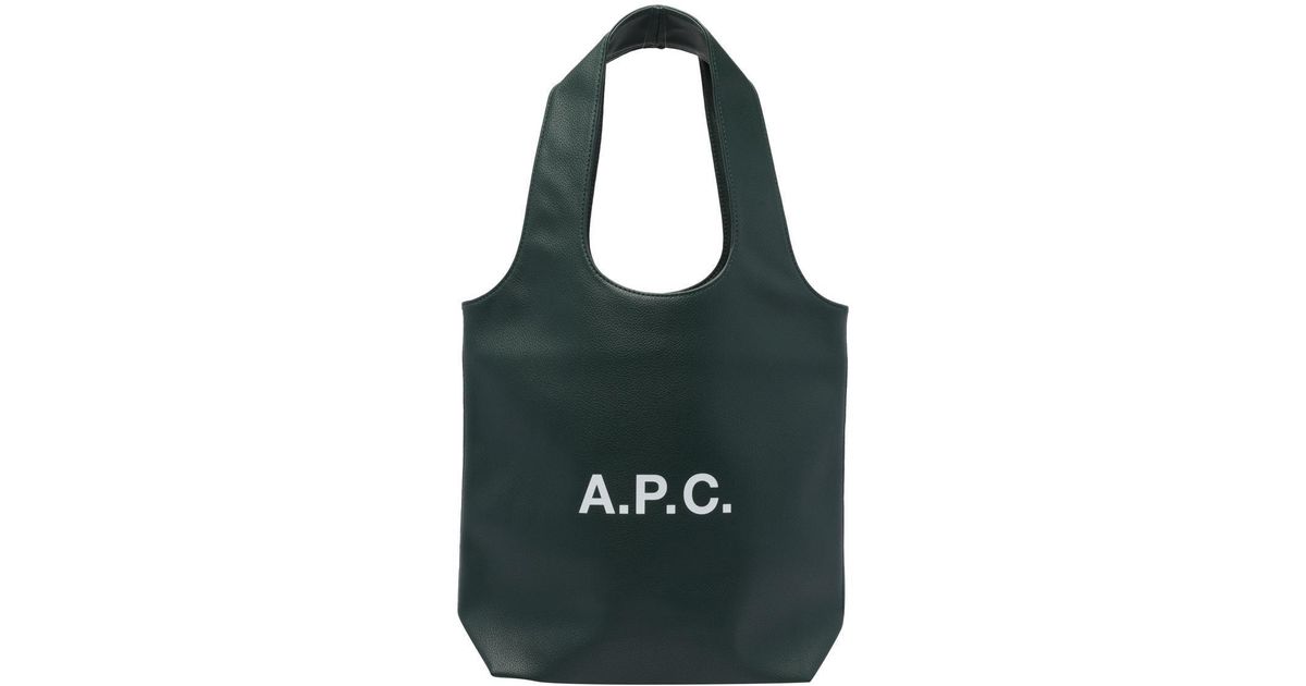 A.P.C. Small Ninon Tote Bag in Black | Lyst UK