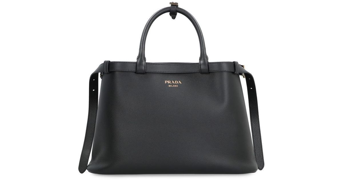 Prada Handbags in Black | Lyst
