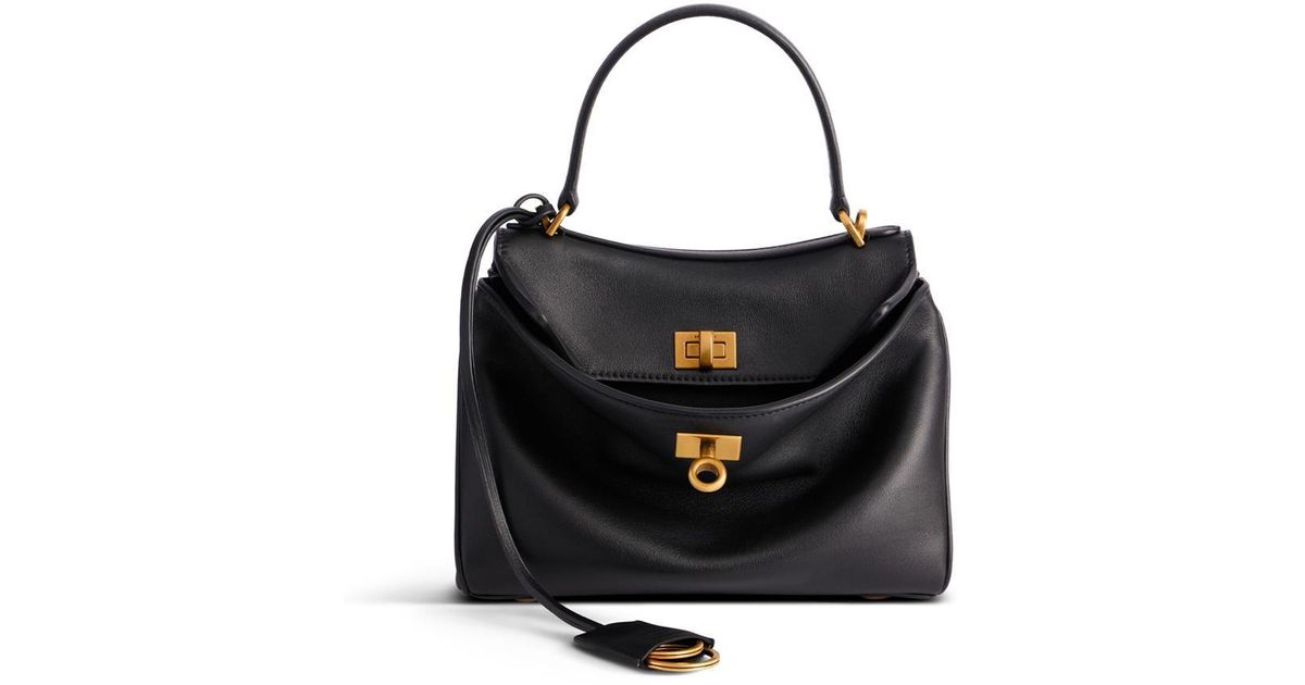 Balenciaga Rodeo Top Handle Mini in Black | Lyst