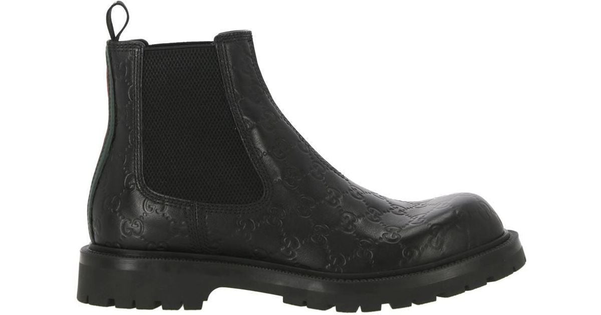 Gucci Boots in Black for Men | Lyst