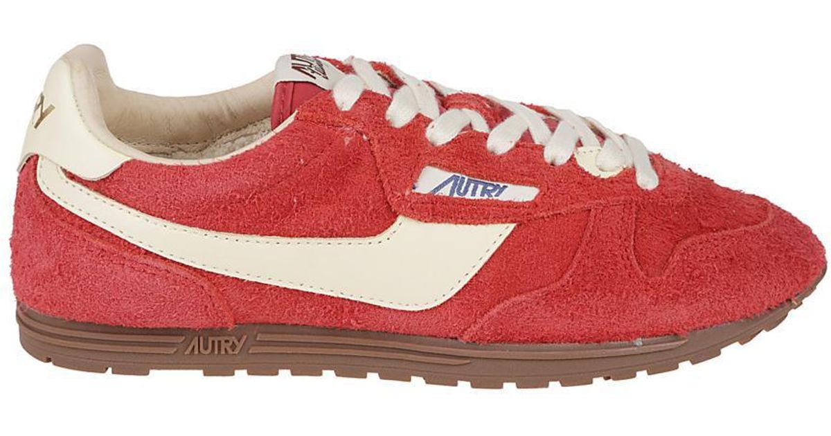Autry Sneakers in Red | Lyst