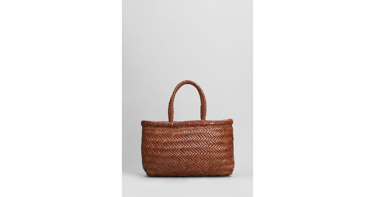 Dragon Diffusion Mini Flat Gora Baske Hand Bag Color in Brown | Lyst