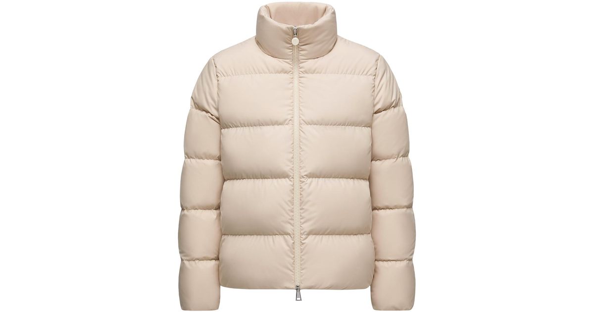 Moncler Moncler Mauzun Short Down Jacket in Natural | Lyst