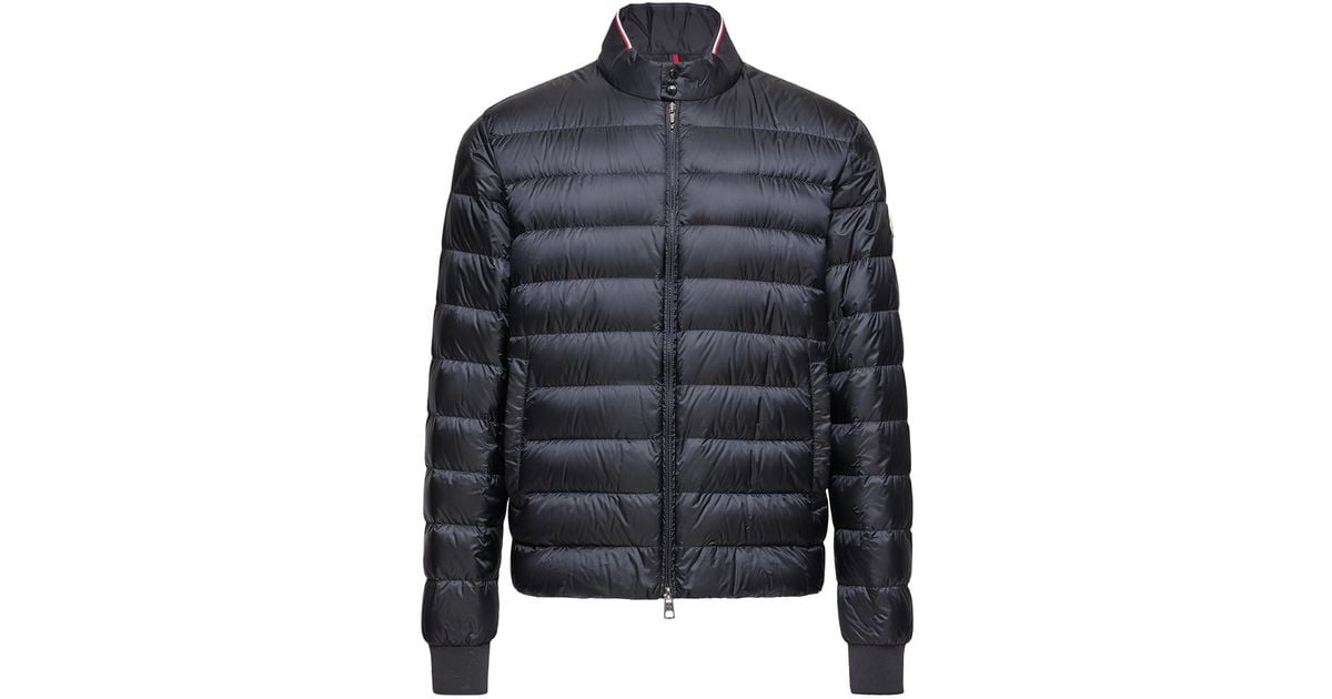 Moncler Moncler Rigel Short Down Jacket in Blue for Men | Lyst UK