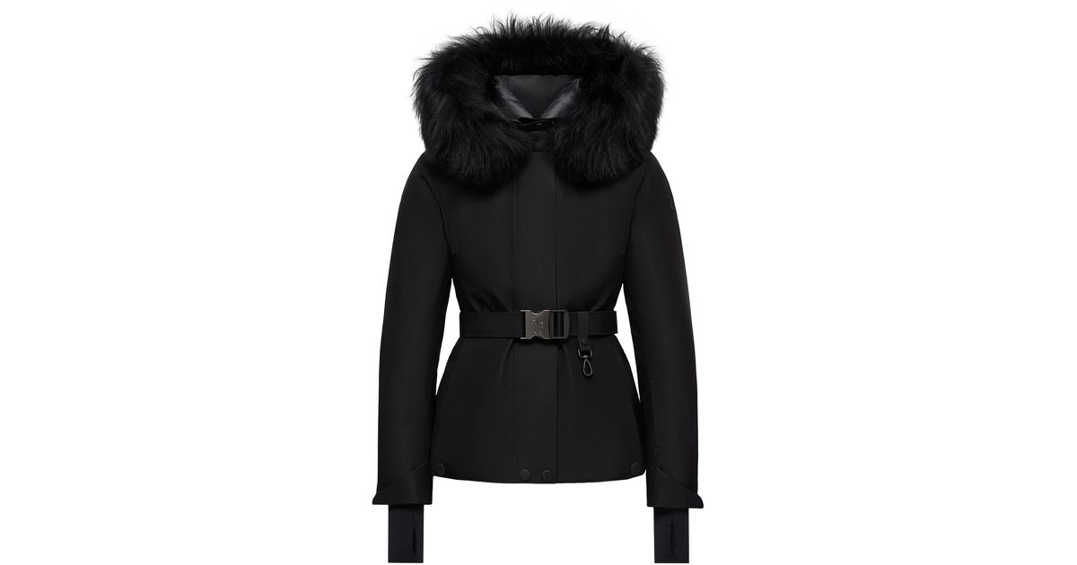 Moncler Moncler Laplance Gore-Tex Shearling-Trimmed Hooded Insulated ...