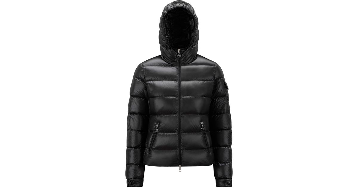 Moncler Gles Short Down Jacket in Black | Lyst UK