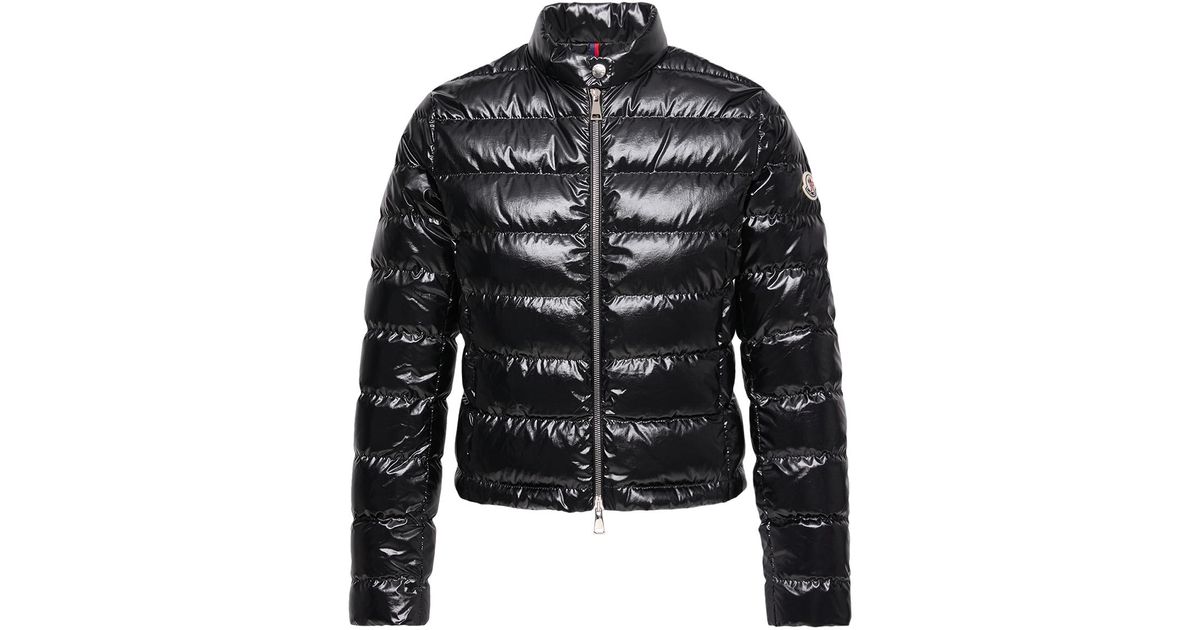 Moncler Moncler Papillon Short Down Jacket in Black | Lyst UK