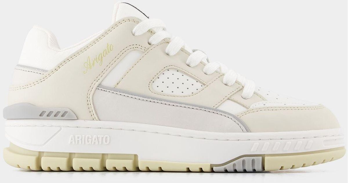Axel Arigato Area Lo Sneakers - - Cream - Leather in White | Lyst UK