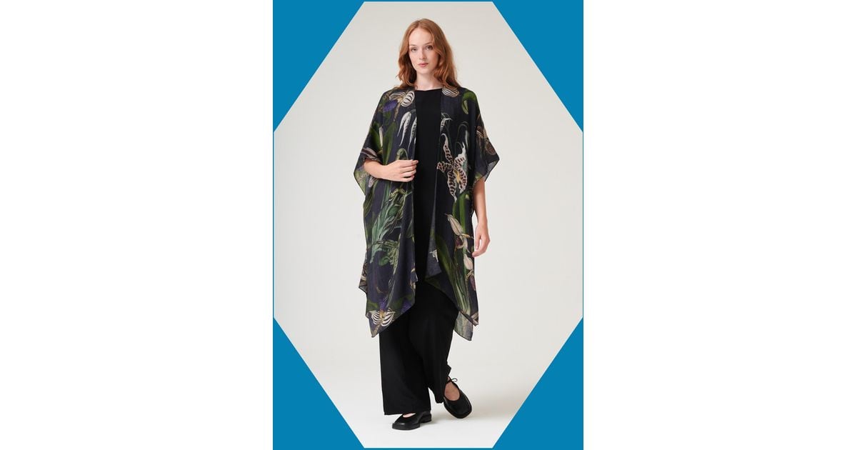 Monsoon One Hundred Stars Orchid Wool Shawl in Blue | Lyst UK