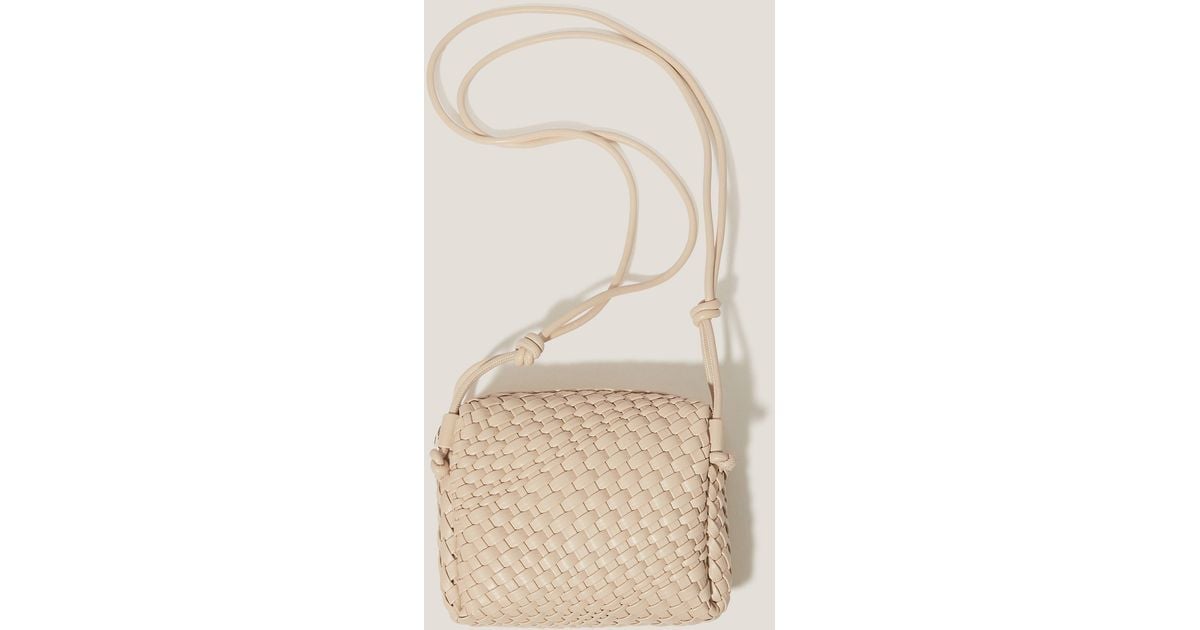 Monsoon Piper Woven Cross Body Bag Natural | Lyst UK