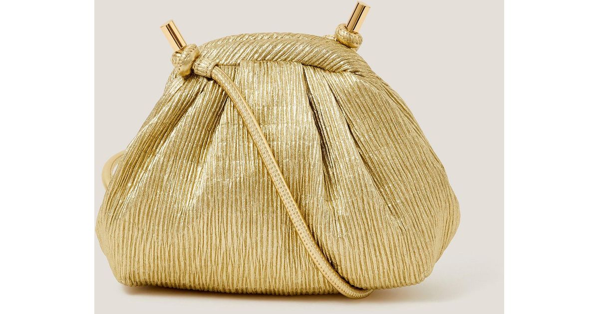 Monsoon Mia Mini Shoulder Bag in Natural | Lyst UK