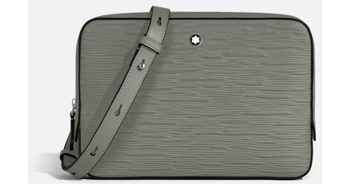 Montblanc 4810 Mini Messenger - Cross Bodies in Gray for Men | Lyst