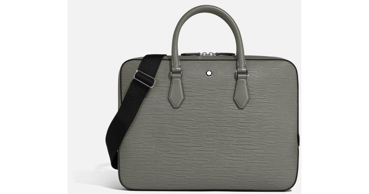 Montblanc 4810 Thin Document Case - Briefcases in Gray for Men | Lyst
