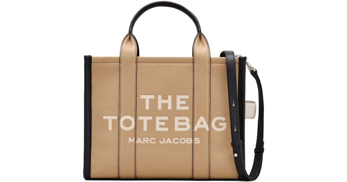 Marc Jacobs The Colorblock Medium Tote Bag in Metallic | Lyst