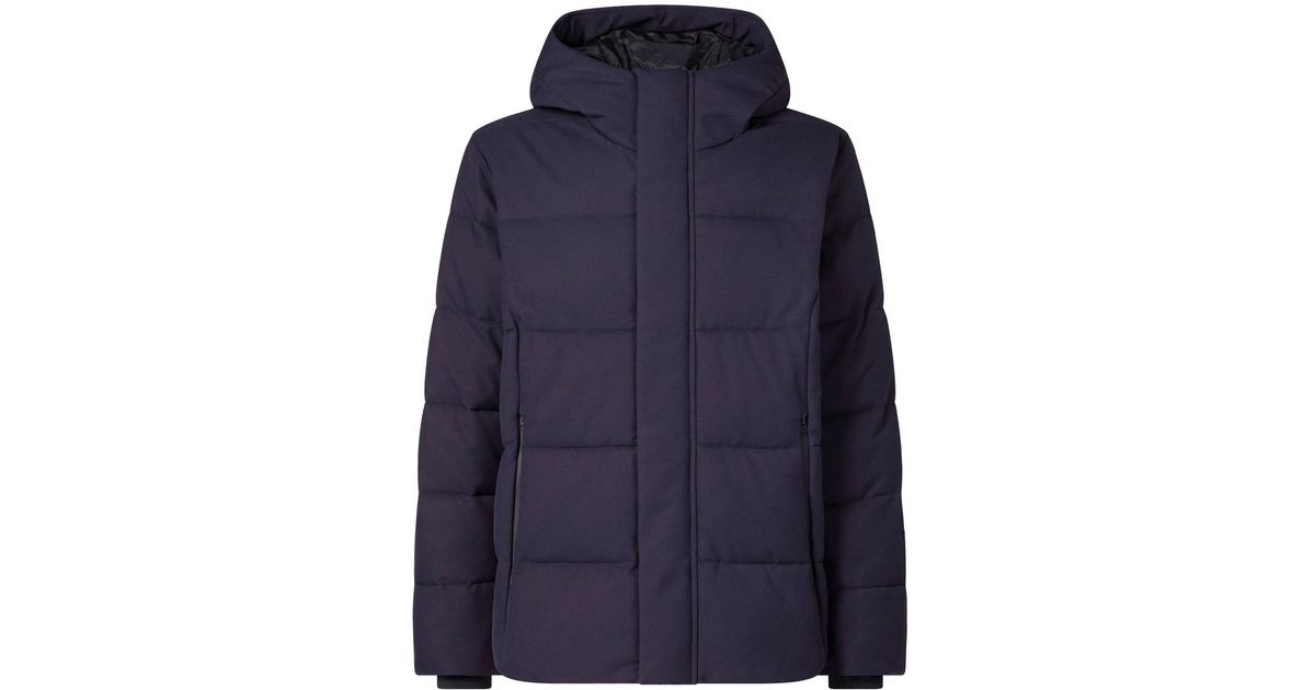 Save The Duck Finnian Animal Free Hooded Puffer Jacket in Blue for Men ...