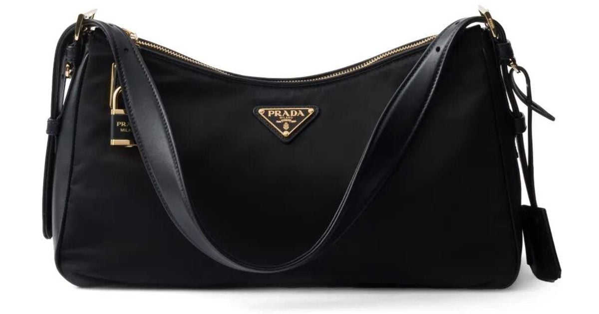 Prada Aimée Large in Black | Lyst