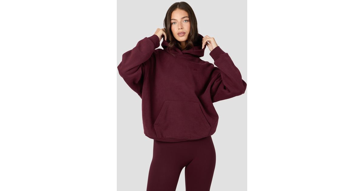 MONTIREX Form Oversized Hoodie in Red | Lyst UK