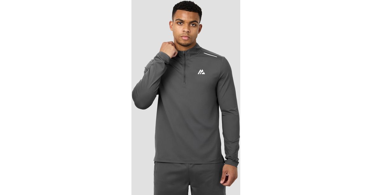 MONTIREX Strike 1/4 Zip in Grey for Men | Lyst UK