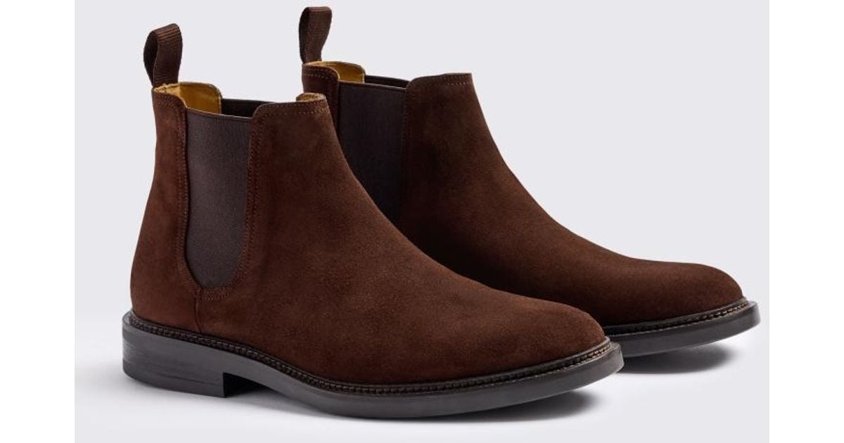 Moss Chelsea Boots in Brown for Men | Lyst UK