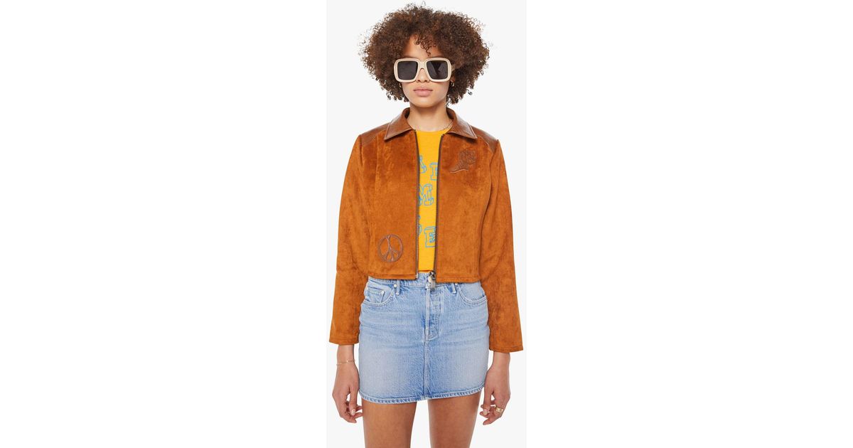 Mother The Lane Changer Making Good Time Jacket in Orange | Lyst UK