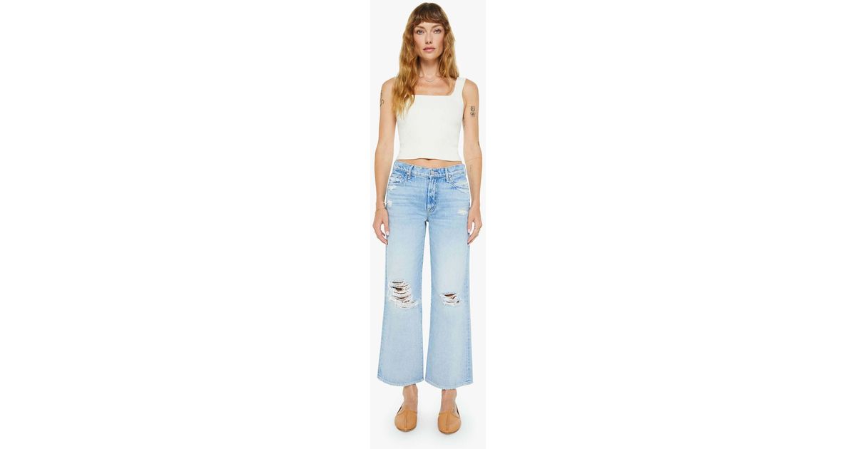 Mother The Mid Rise Maven Ankle Fleeing The Scene Jeans in Blue | Lyst