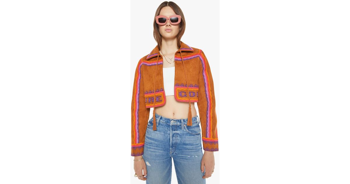 Mother The Shrugger Pure Jacket in Metallic | Lyst