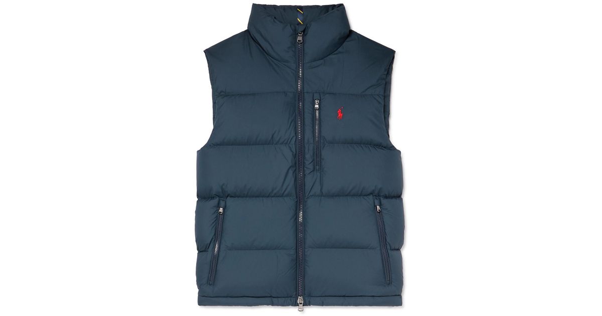 Polo Ralph Lauren Gorham Logo-Embroidered Quilted Padded Shell Down ...