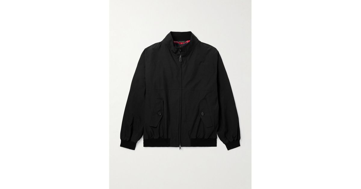 Baracuta Neighborhood G9 Logo-Embroidered Shell Harrington Jacket in ...