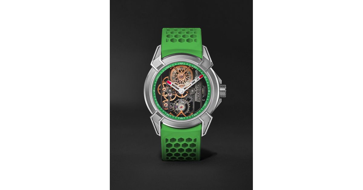 Jacob & Co Epic X Limited Edition Hand-wound Skeleton Chronograph 44mm ...