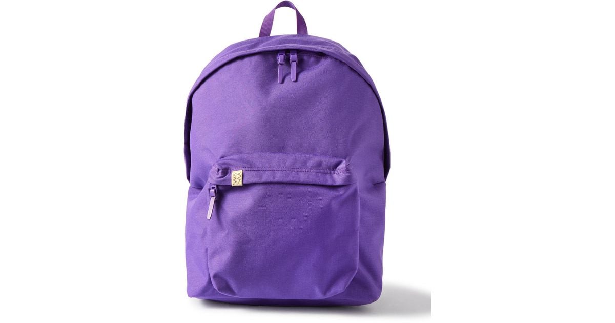 Visvim Cordura Backpack in Purple for Men | Lyst