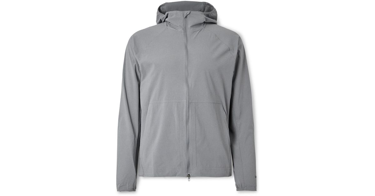 lululemon Pace Breaker Stretch Recycled-Ripstop Hooded Jacket in Gray ...