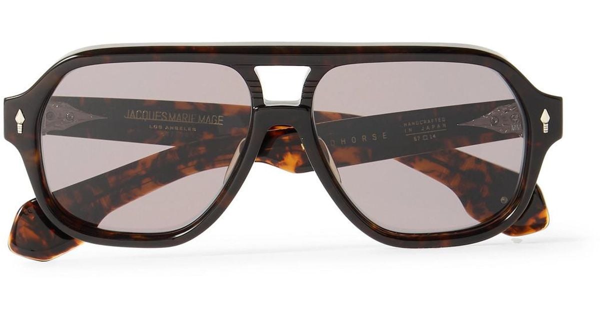 Jacques Marie Mage Last Frontier Vi Wildhorse Aviator-Style Acetate ...