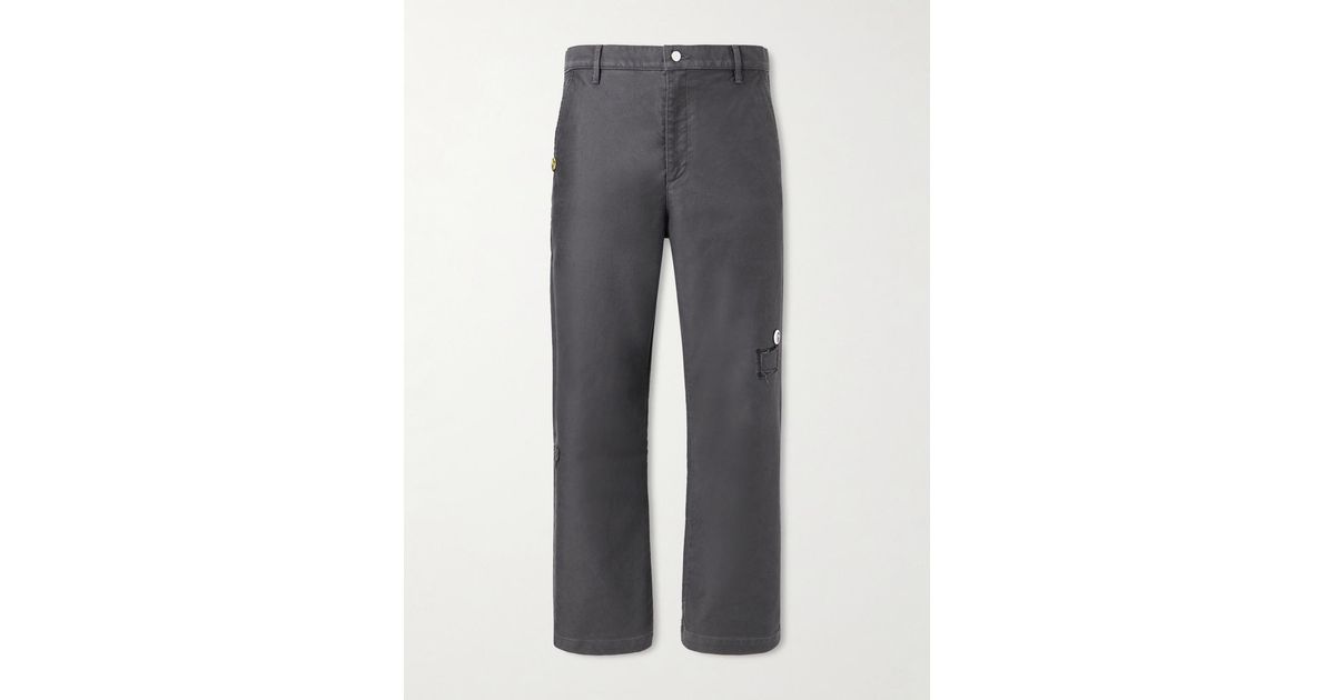 Enfants Riches Deprimes Swiss Auto Dicky Straight-Leg Distressed Cotton ...