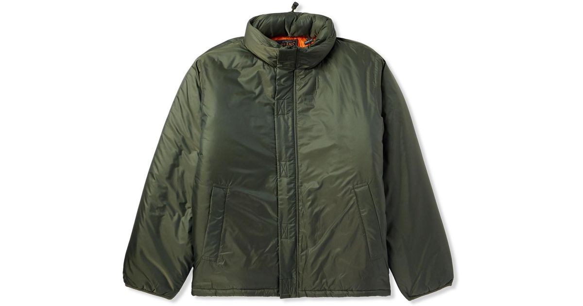 Beams Plus Padded Ripstop Jacket in Green for Men | Lyst