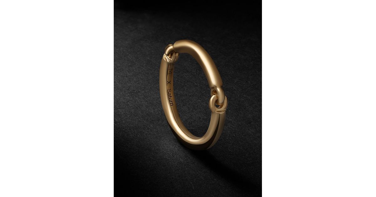 MAOR The Equinox 18-karat Gold Ring in Black for Men | Lyst