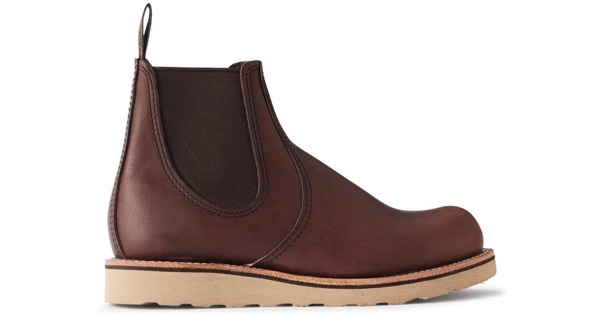 Red Wing 3190 Leather Chelsea Boots in Brown for Men | Lyst