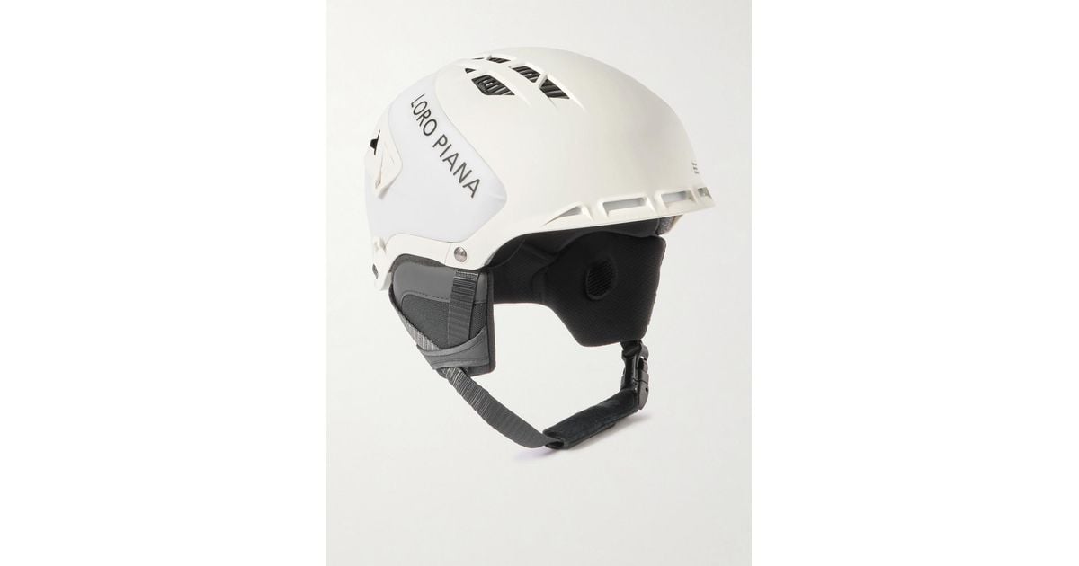 Loro Piana Logo-print Ski Helmet in White for Men | Lyst UK