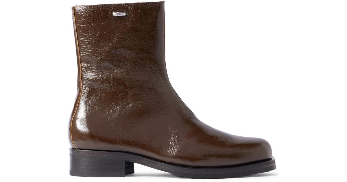 Our Legacy Camion Leather Boots in Brown for Men | Lyst