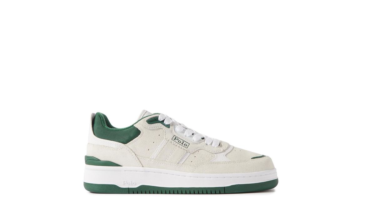 Polo Ralph Lauren Masters Low Top Lace in White for Men | Lyst