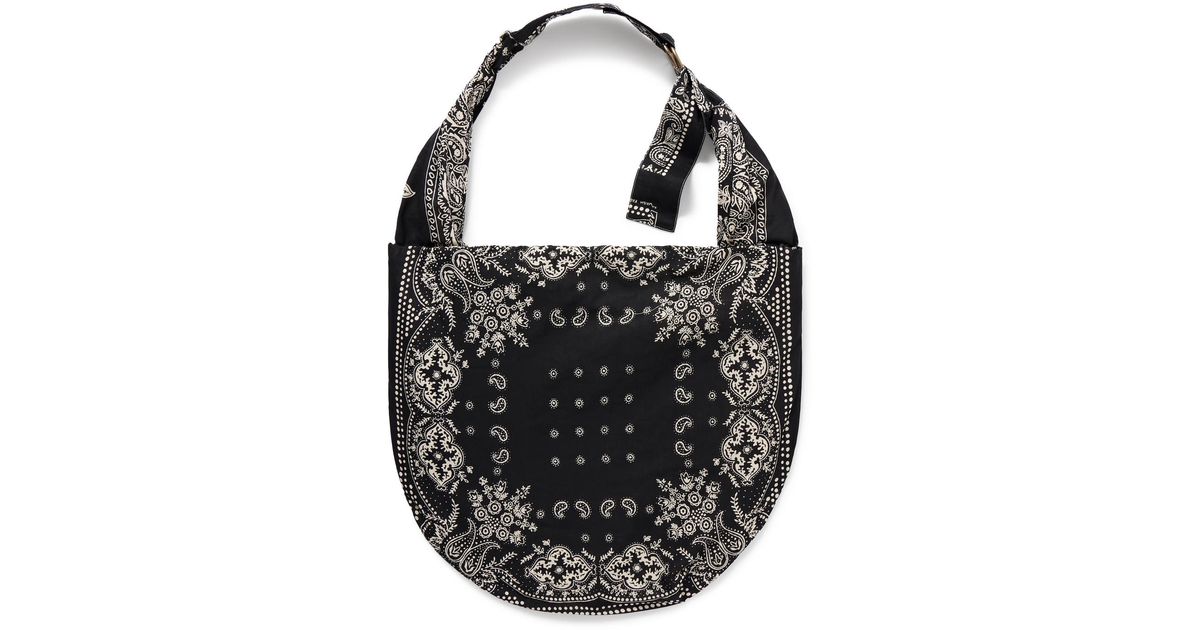 Kapital Transit Snufkin Rat Brand Bandana-print Cotton Sling Bag in ...