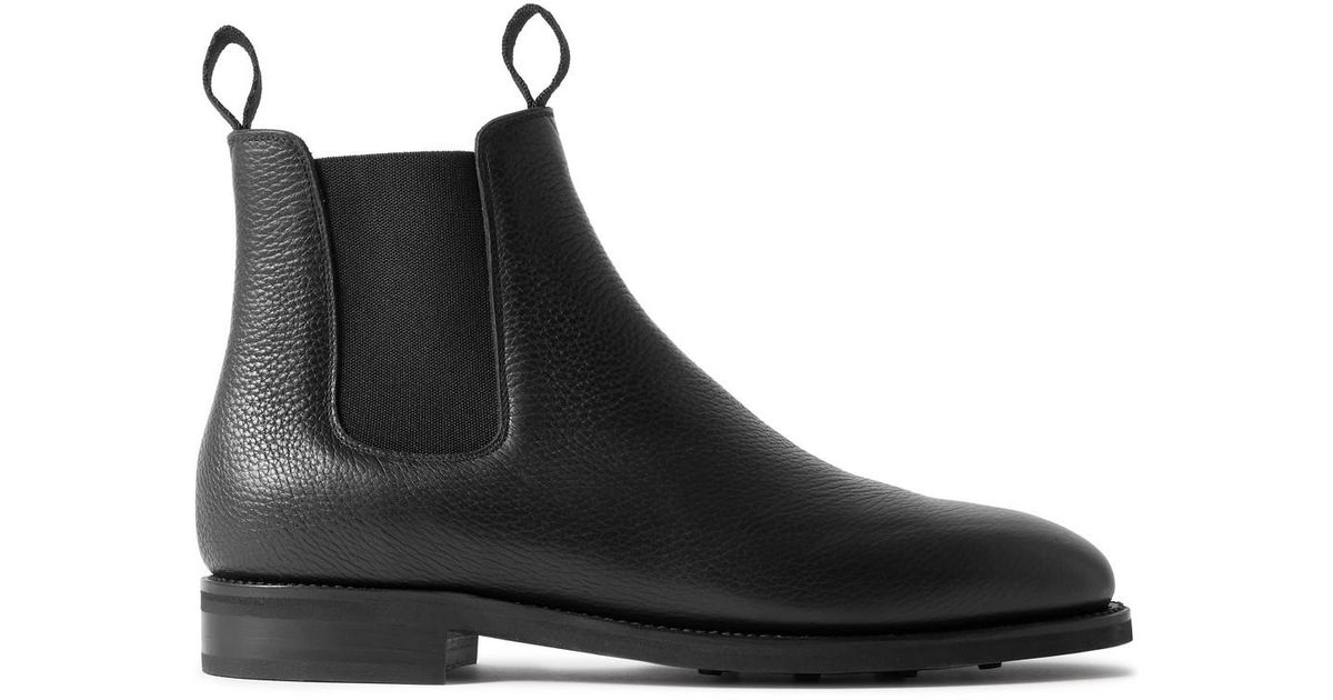 Morjas Full-grain Leather Chelsea Boots in Black for Men | Lyst